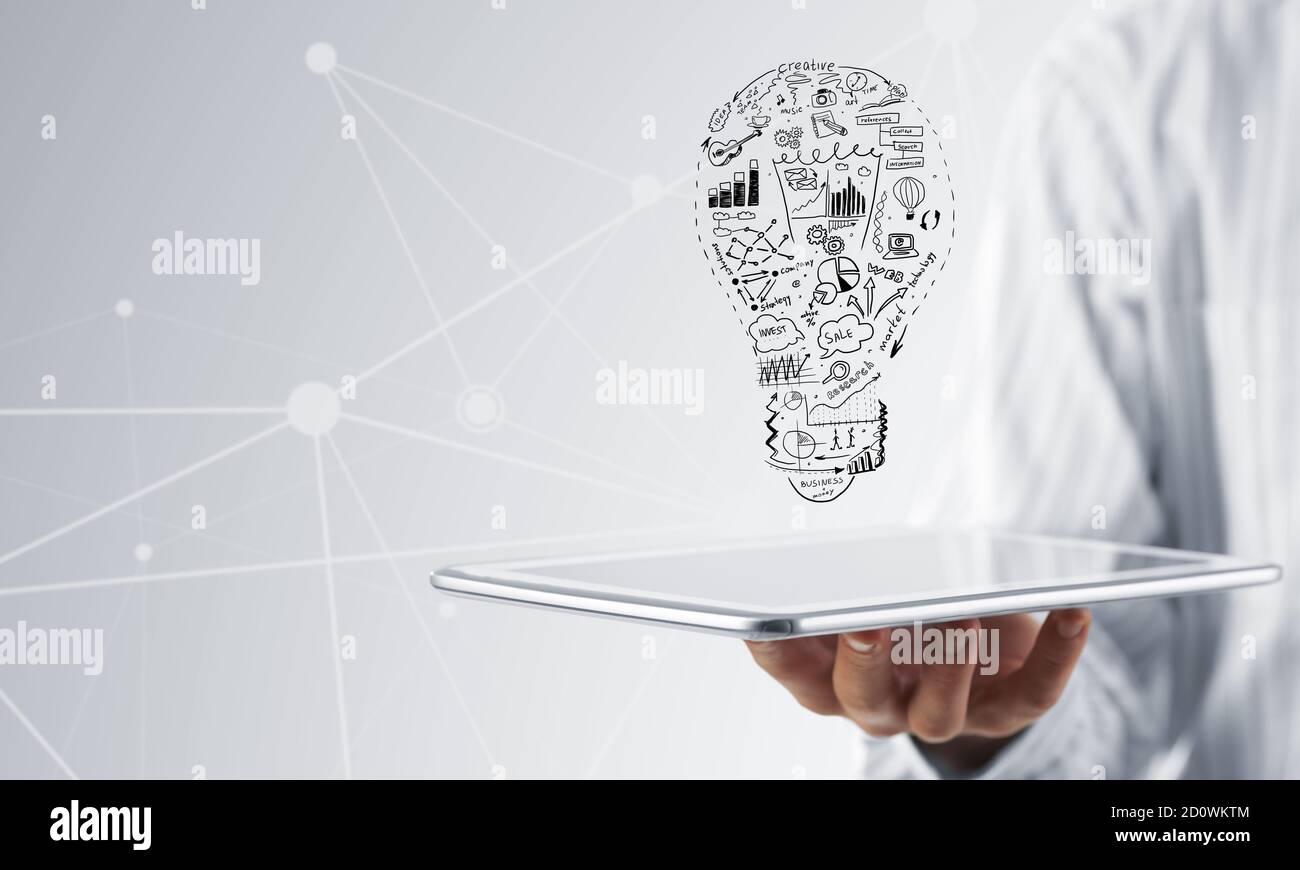 Idea for E-business Stock Photo - Alamy