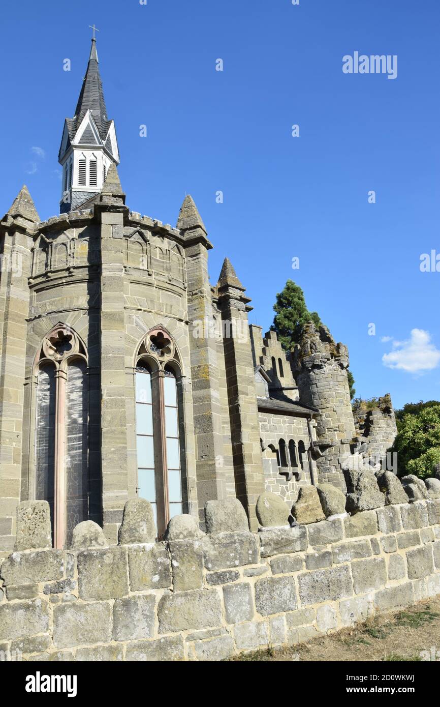 Löwenburg in the Schlosspark in Kassel - Old German Castle Stock Photo ...