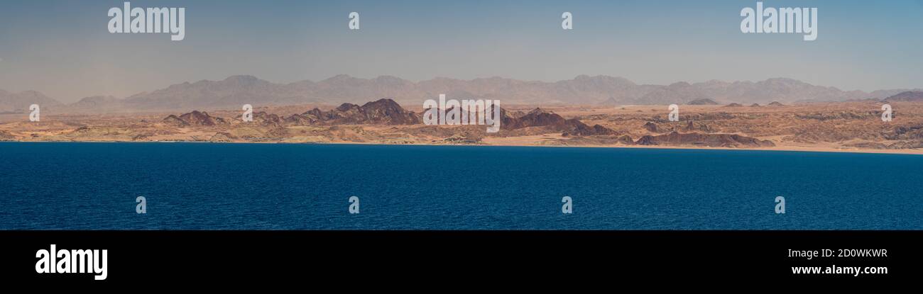 Middle eastern landscape seen from the sea Stock Photo - Alamy