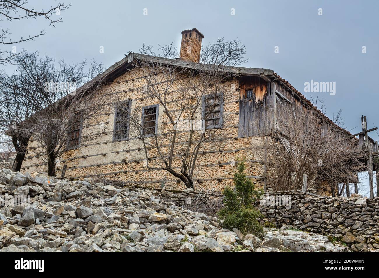 Original buildings reflecting traditional Ottoman architecture in ...