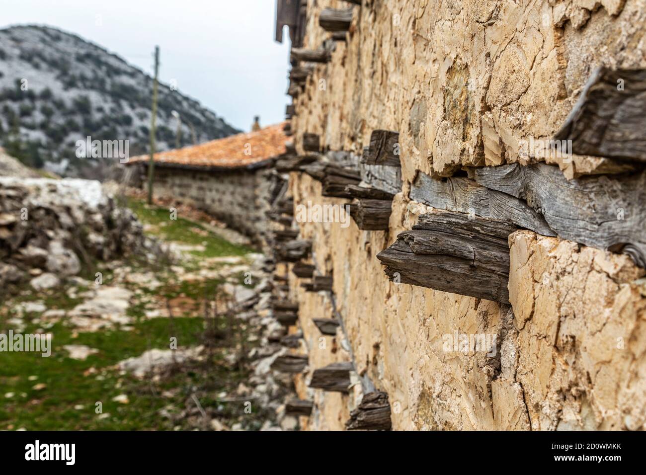 Original buildings reflecting traditional Ottoman architecture in ...