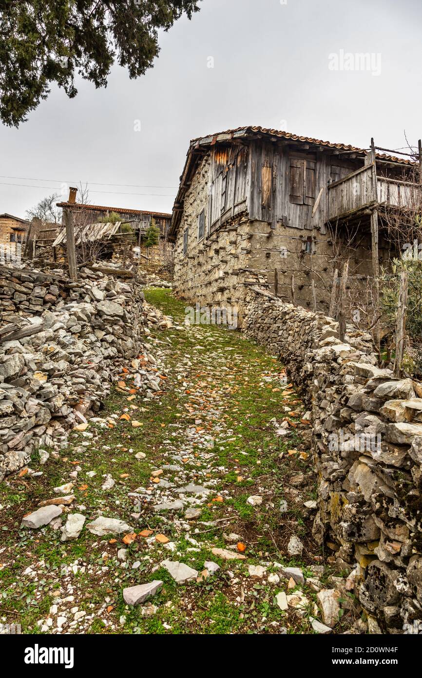 Original buildings reflecting traditional Ottoman architecture in ...