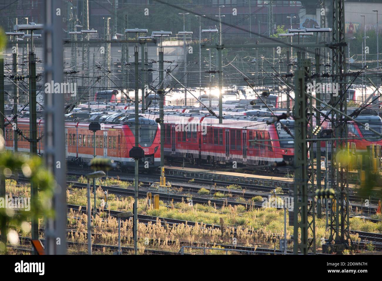 Cologne, Germany. 03rd Oct, 2020. Trains are located on the premises of ...