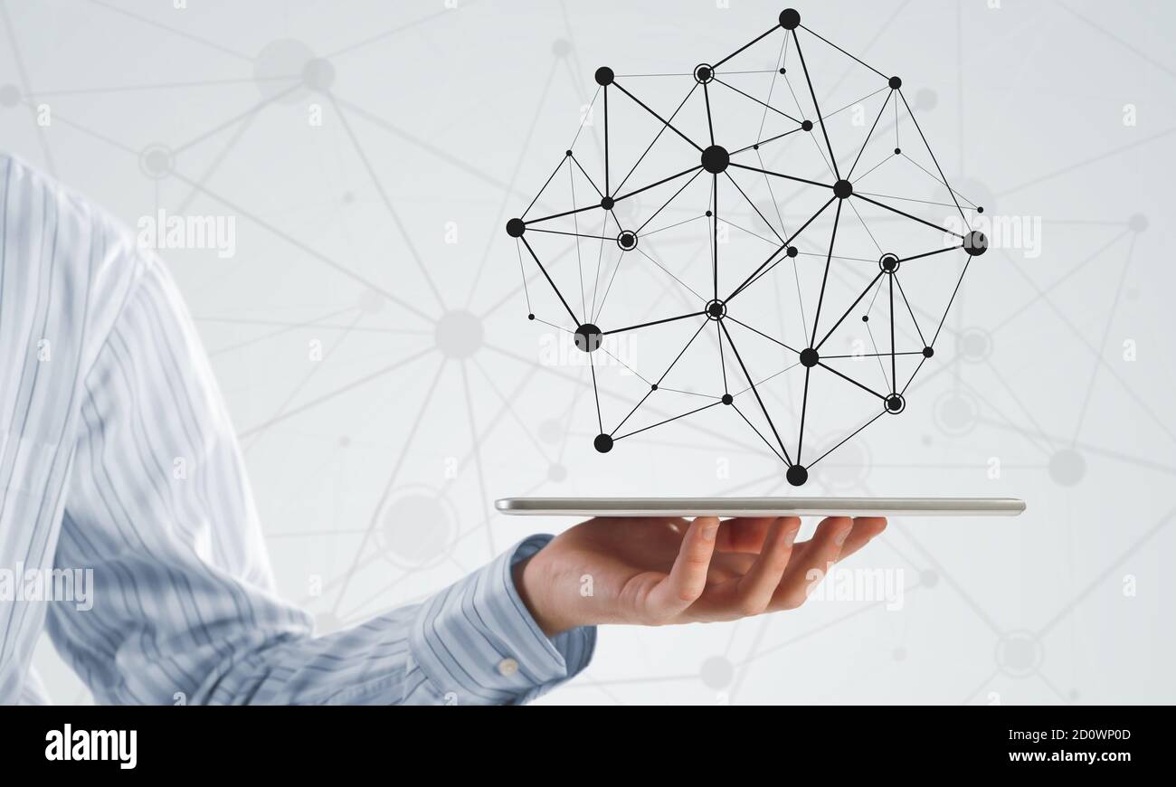 Wireless connection concept Stock Photo - Alamy