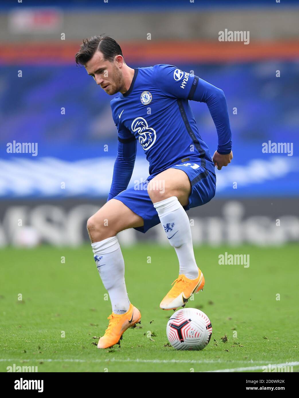 Chelsea's Ben Chilwell during the Premier League match at Stamford ...