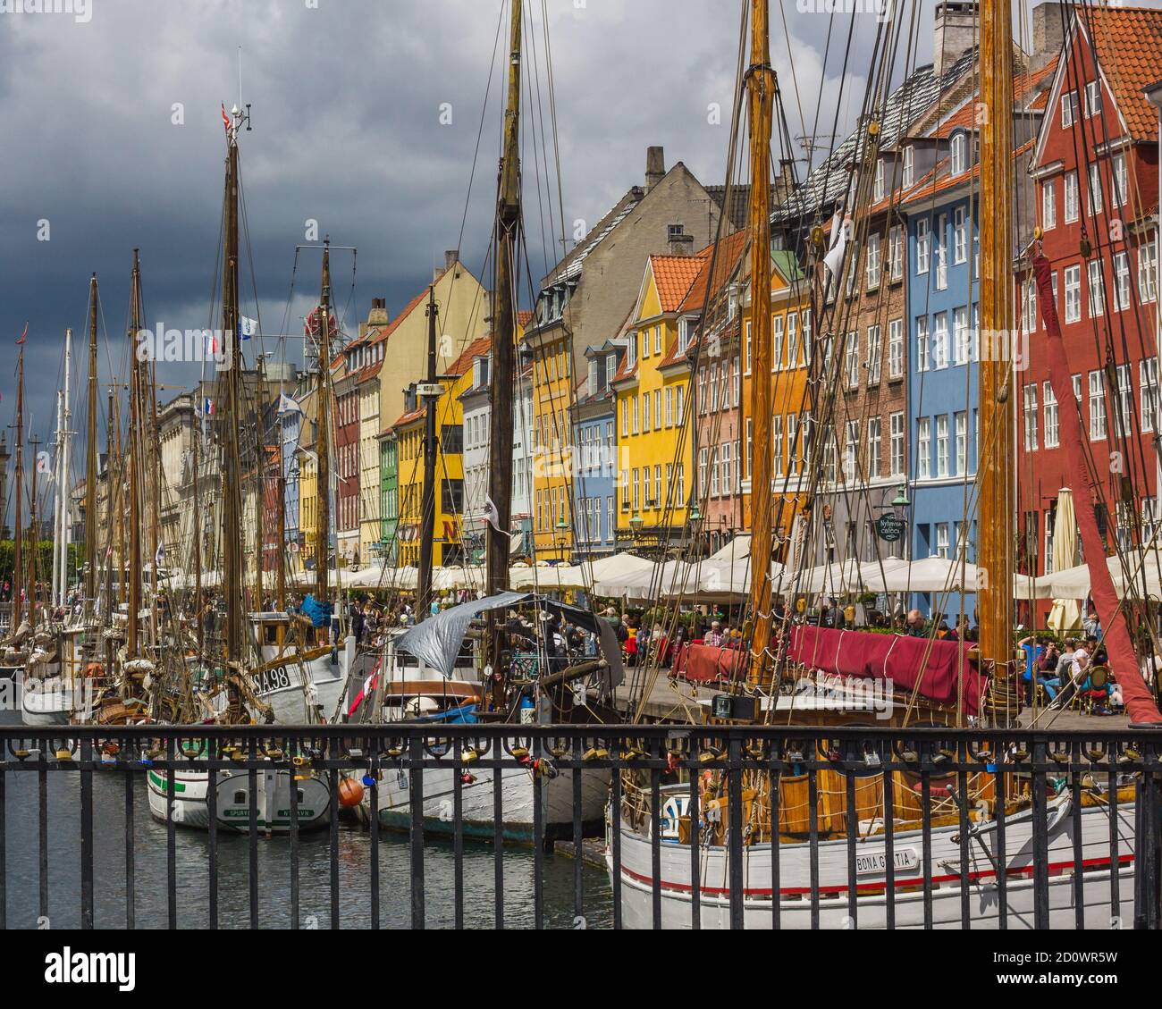 The Nyhavn waterfront in Copenhagen, Denmark Stock Photo - Alamy