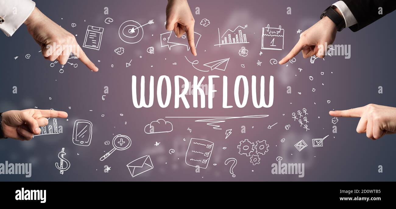 Workflow visualization hi-res stock photography and images - Alamy