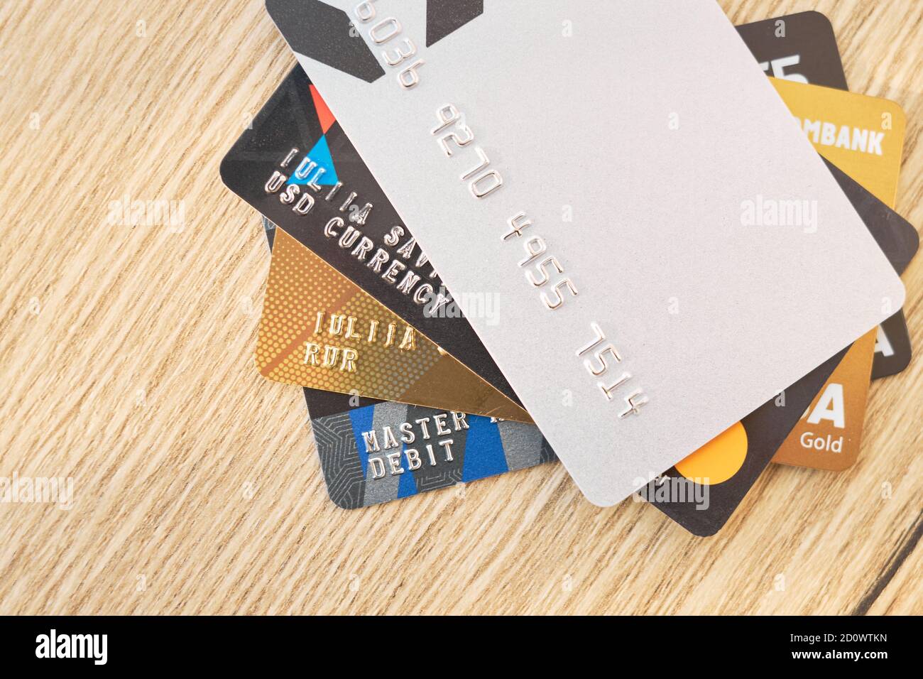 Credit cards horizontal hi-res stock photography and images - Alamy