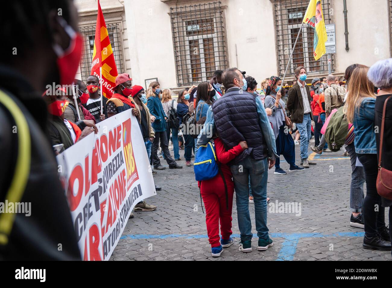 Rome, 03/10/2020: Event Ius Culturae, Piazza SS Apostoli. © Andrea ...