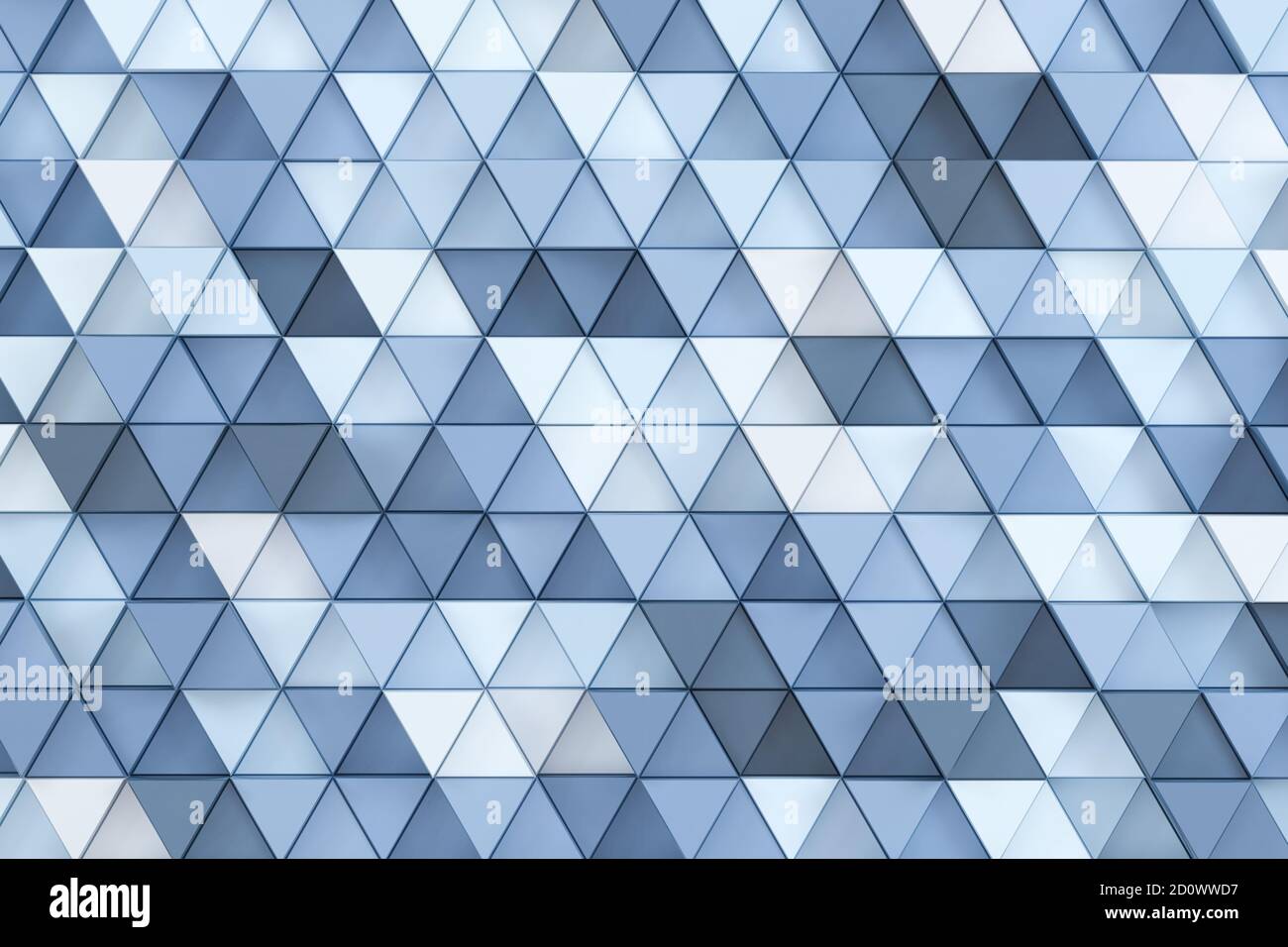 Repeating triangle cubes background, 3d rendering. Computer digital ...