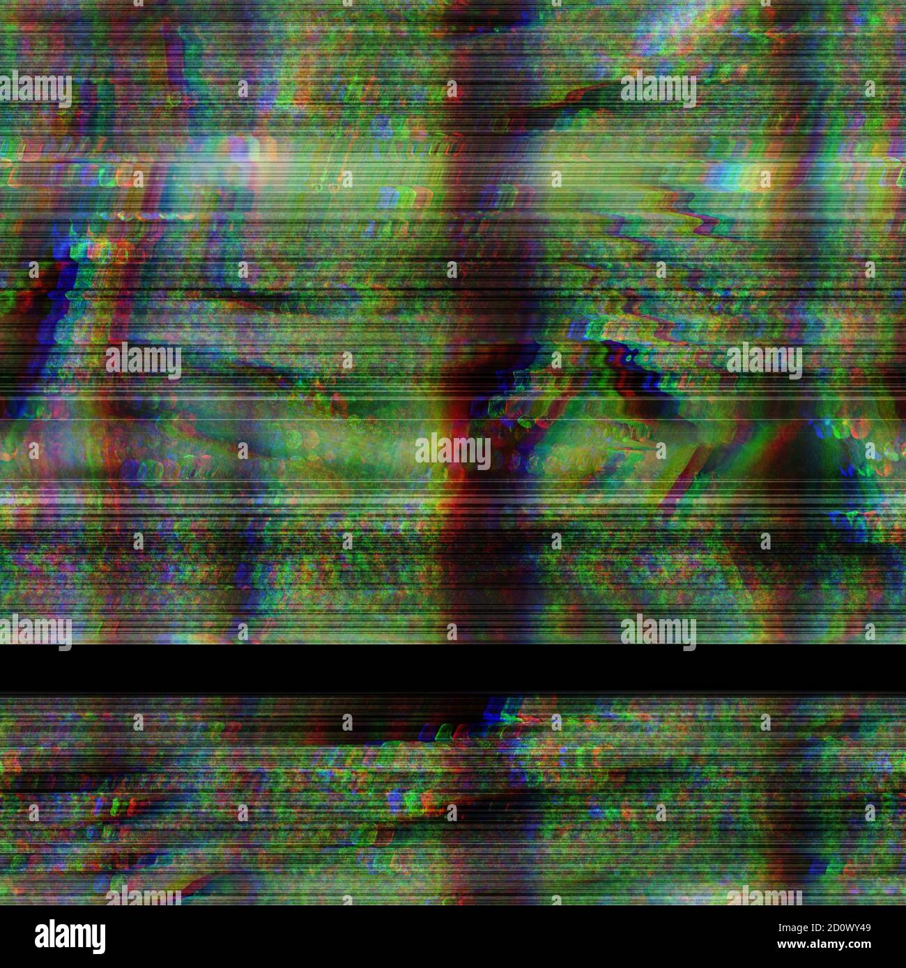 Seamless techno glitch RGB computer monitor noise Stock Photo - Alamy