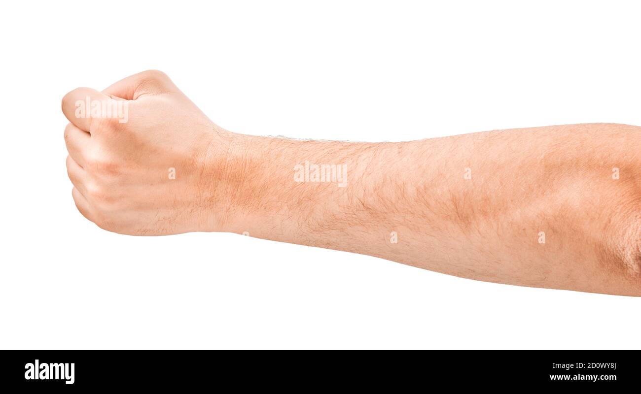 Hand closed fist gesture on hi-res stock photography and images - Alamy