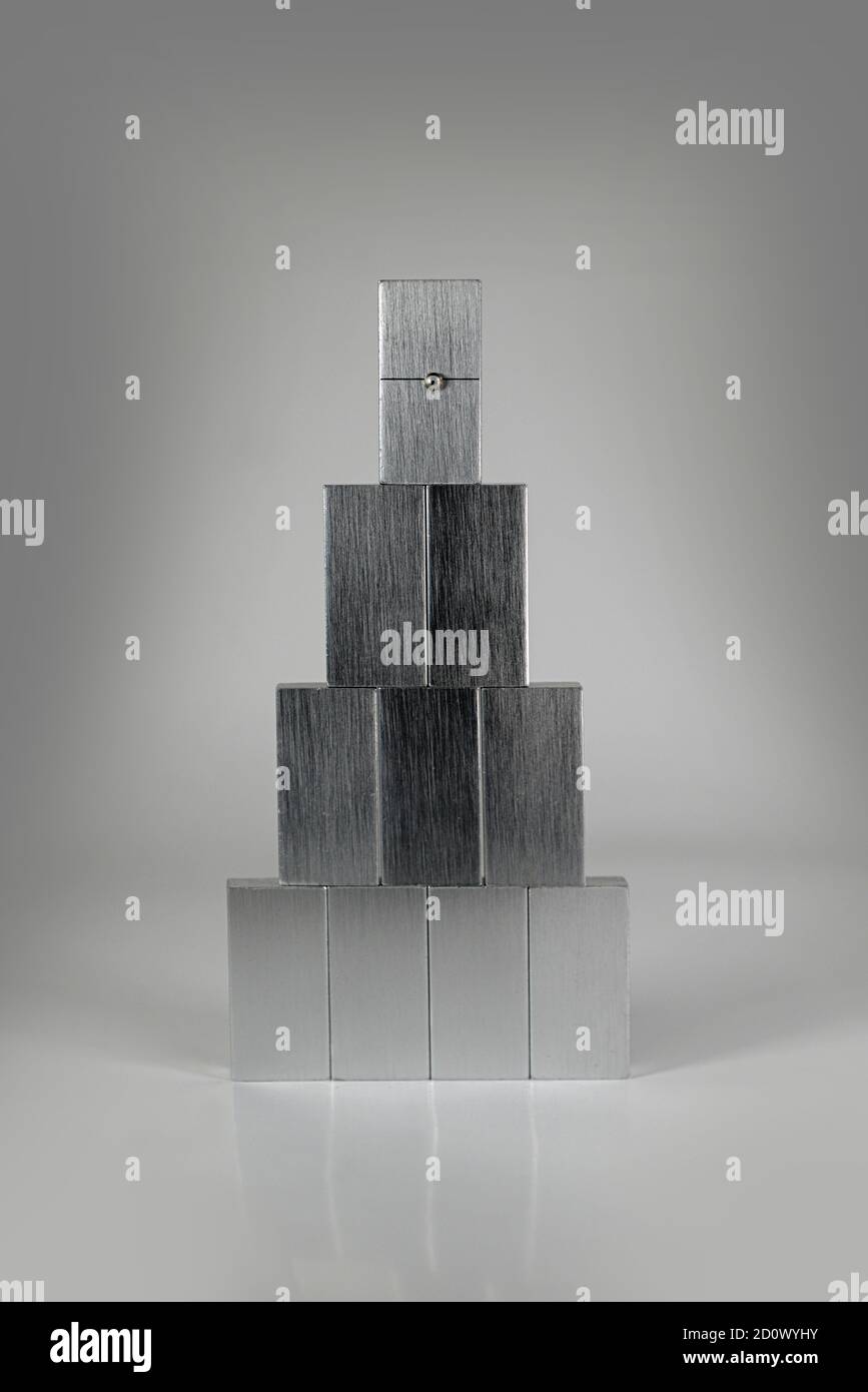 Vertical shot of double zero metallic domino tiles Stock Photo - Alamy