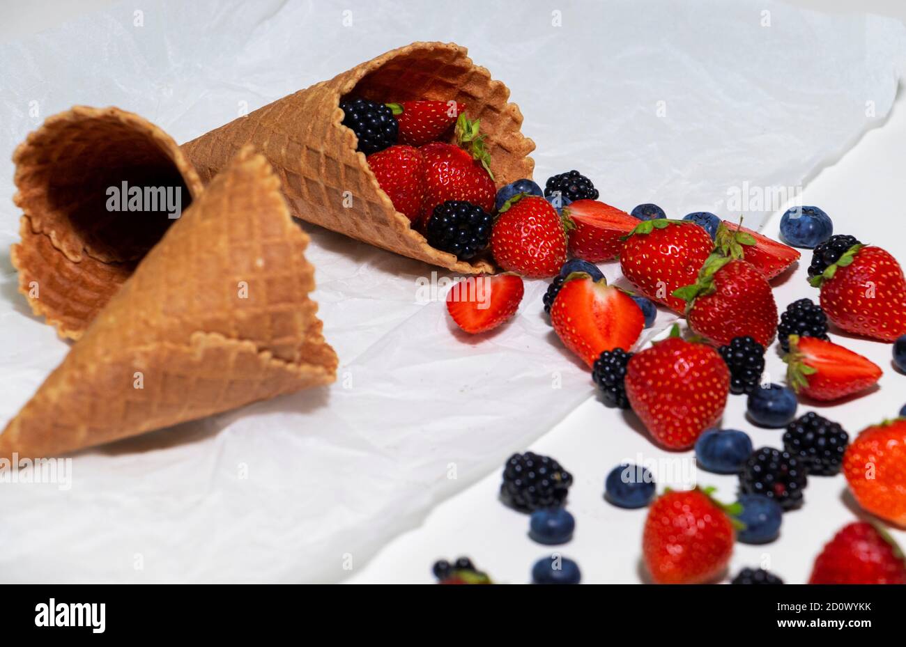 Waffle cone texture hi-res stock photography and images - Alamy