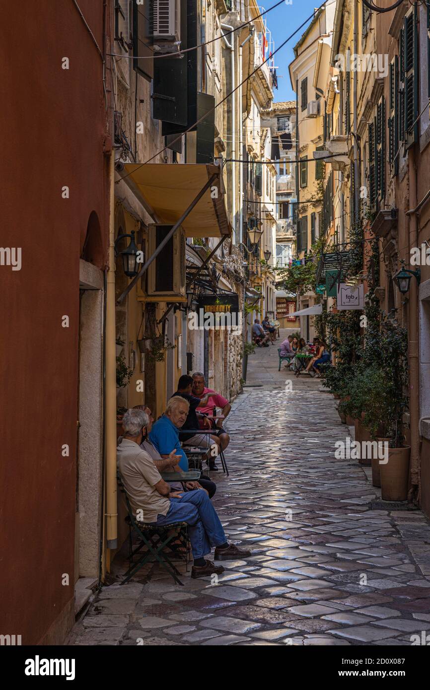 Old buildings corfu hi-res stock photography and images - Alamy