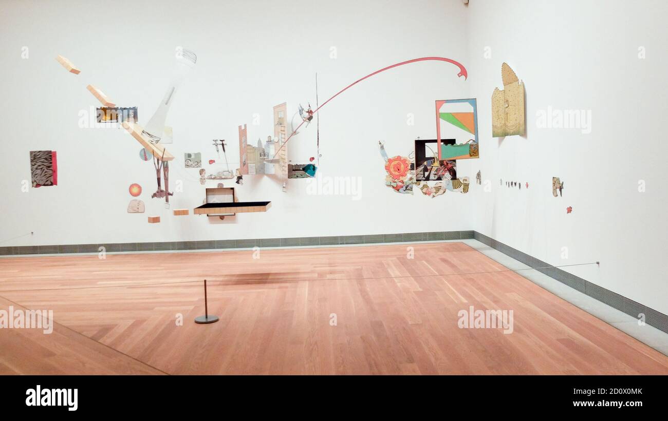 Modern art exhibition at Moderna Museet in Stockholm Stock Photo - Alamy