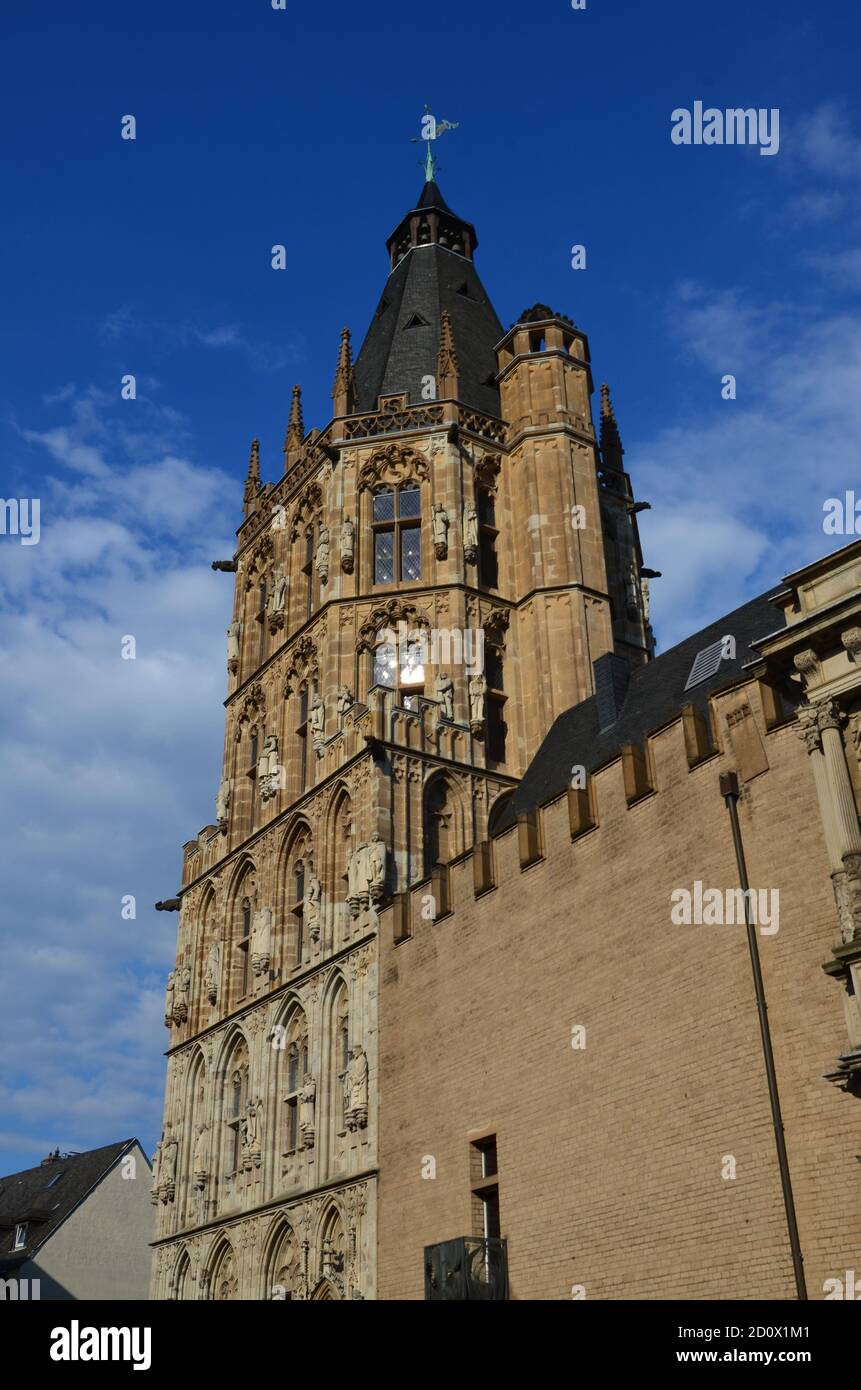 Building of Cologne City Hall (Kolner Rathaus), Germany Stock Photo - Alamy