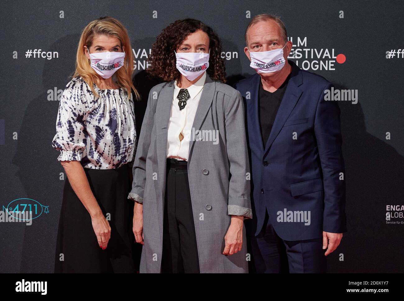 Cologne, Germany. 03rd Oct, 2020. The actors Anke Engelke (l-r), Maria ...