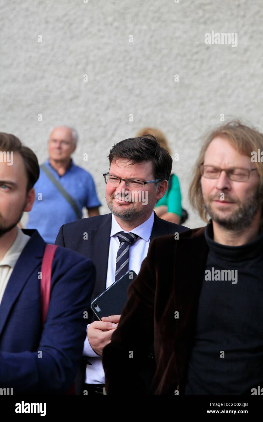 Pfarrer Dr. Matthias Paul bei der Feier 30. Tag der Deutschen Einheit ...