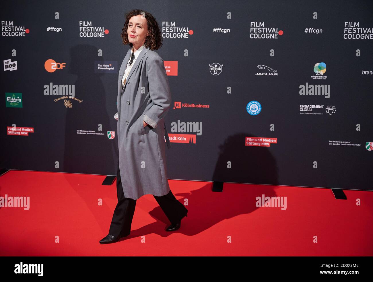 Cologne, Germany. 03rd Oct, 2020. The actress Maria Schrader comes to a ...