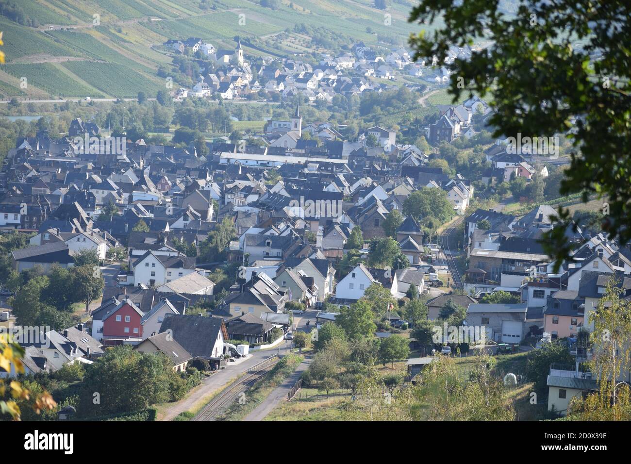 Mosel valley village Reil Stock Photo - Alamy
