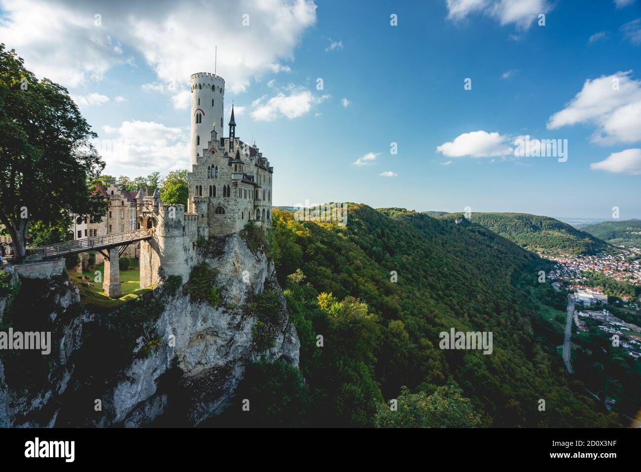 Schloss Lichtenstein, Castle in south Germany, 30 Sep 2020 Stock Photo ...
