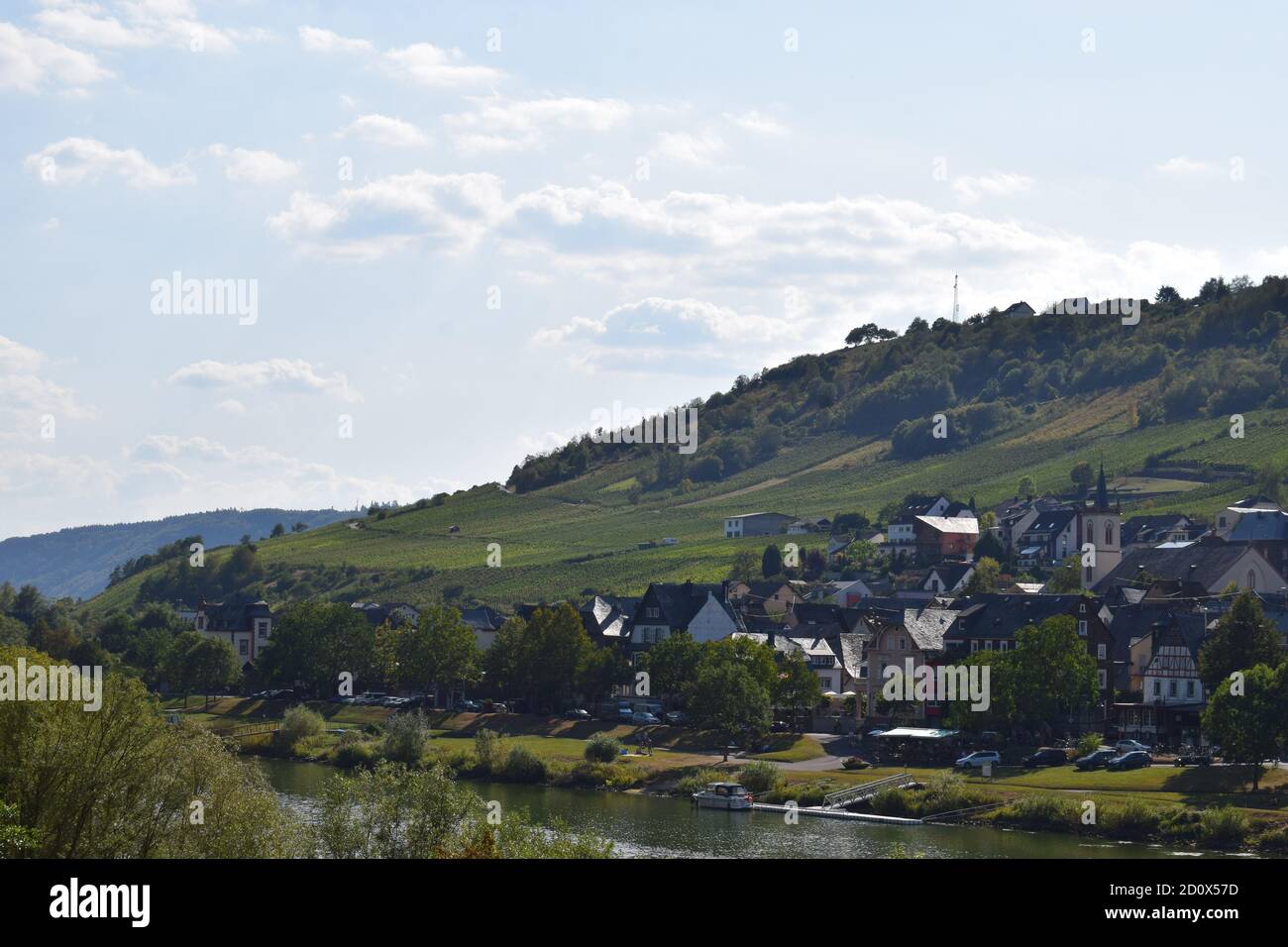 Mosel valley village Reil Stock Photo - Alamy