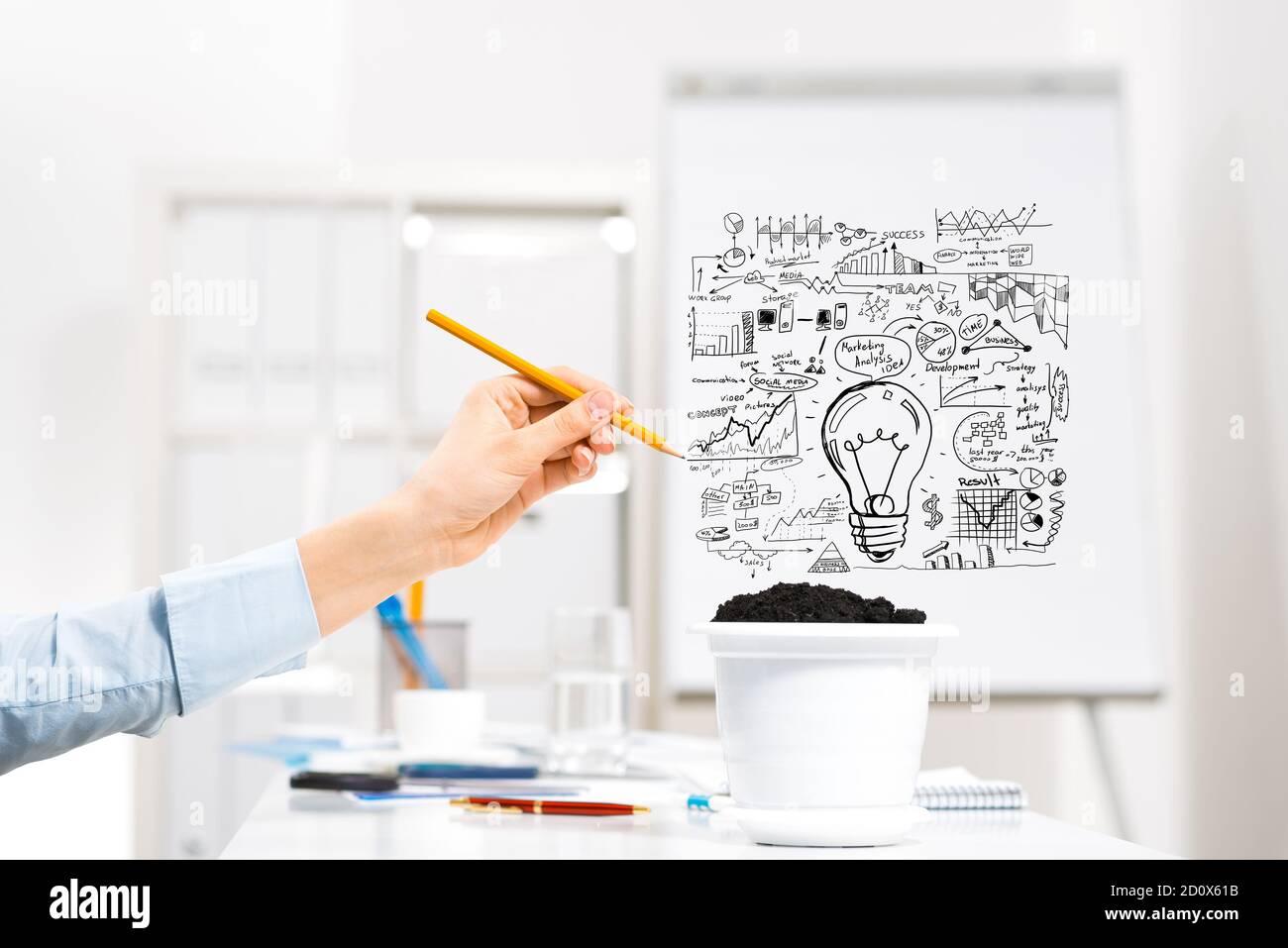 Invest and grow your income Stock Photo - Alamy