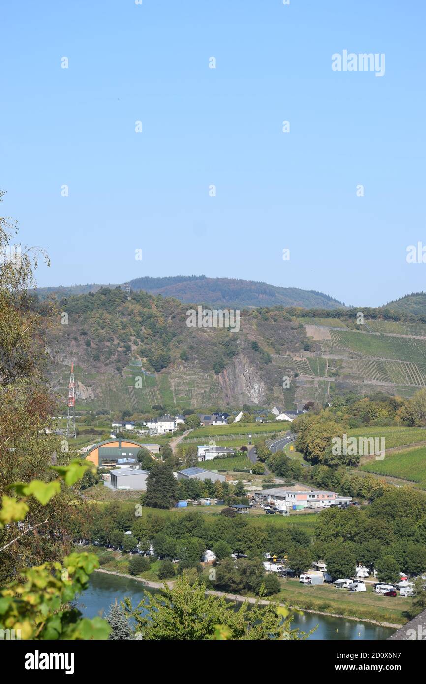 Mosel valley village Reil Stock Photo - Alamy