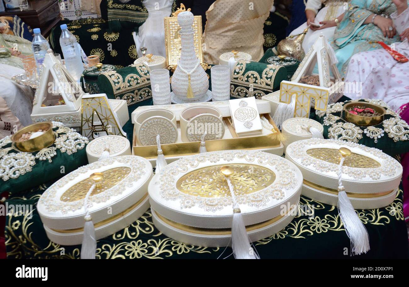 traditional Moroccan Wedding.Moroccan henna night Stock Photo - Alamy