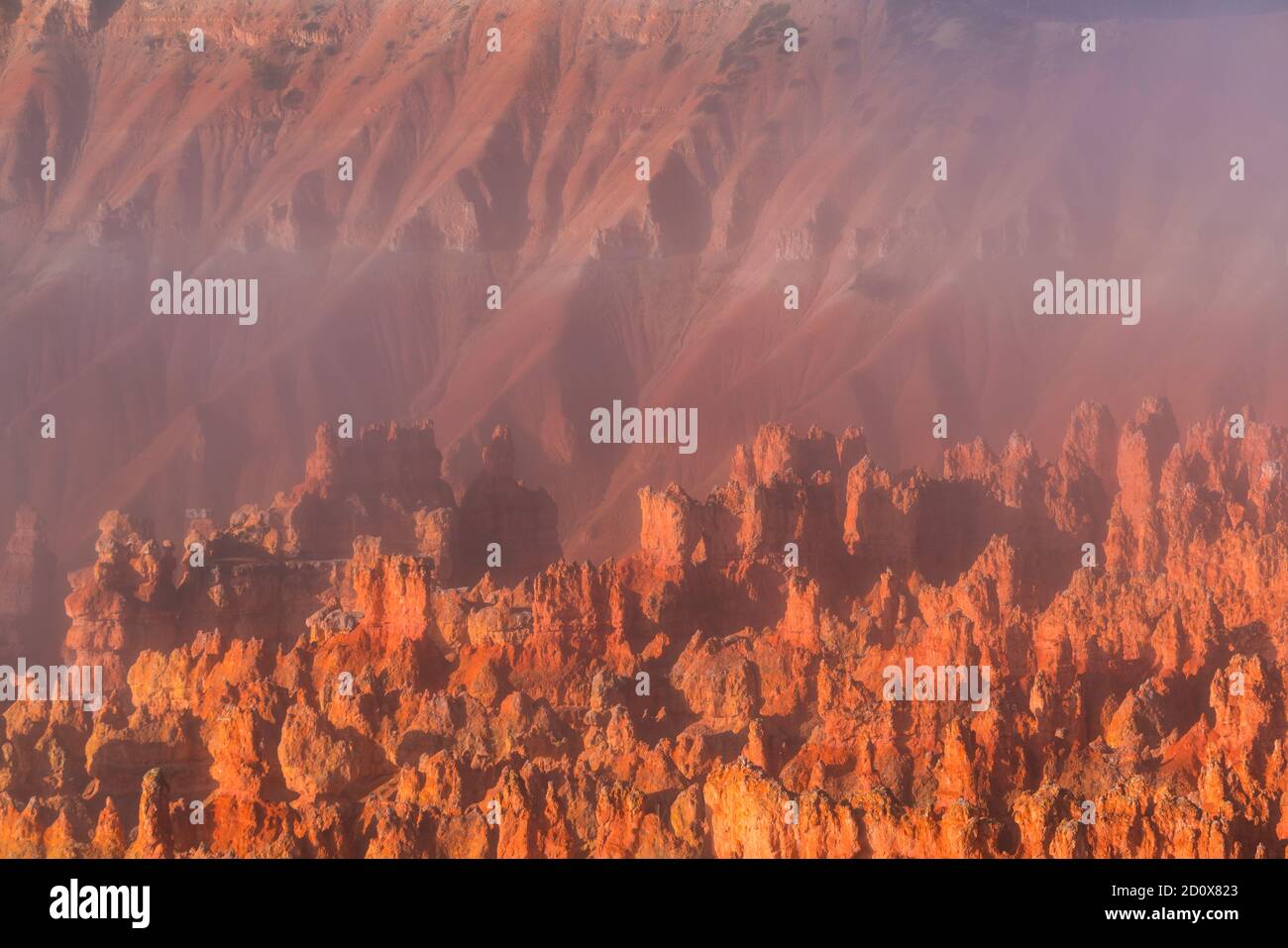 Fog in Bryce Canyon National Park, Utah, Usa, America Stock Photo - Alamy