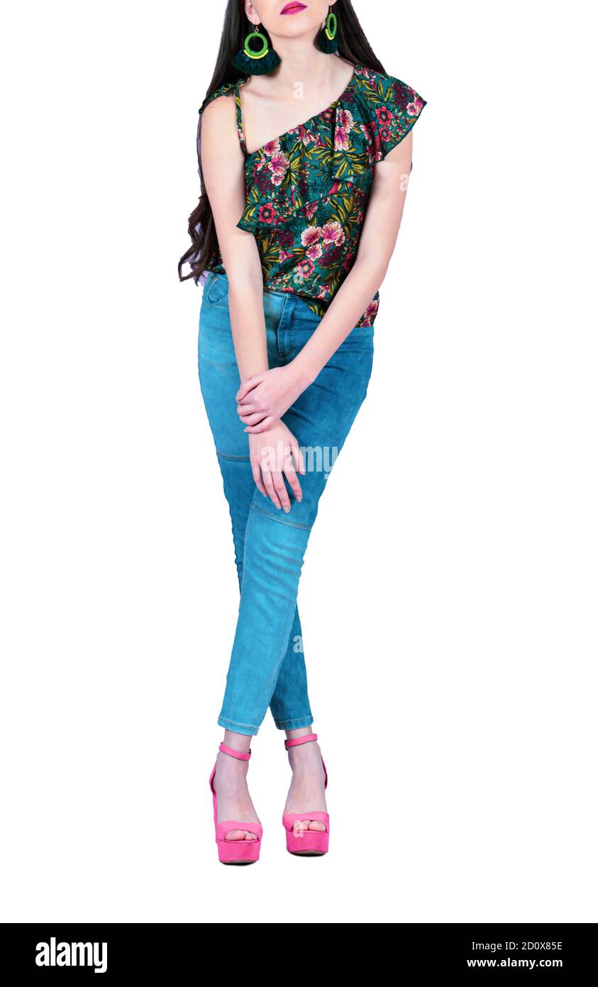 Lady tshirt hi-res stock photography and images - Alamy