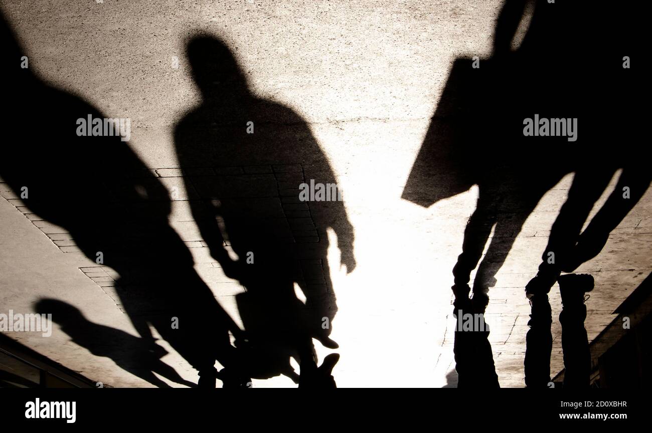 Human shadow silhouette hi-res stock photography and images - Alamy