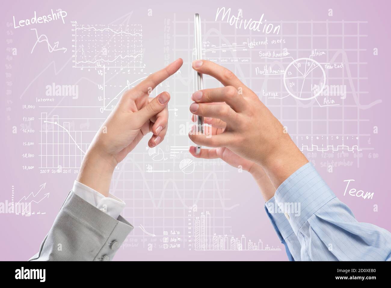 Working in cohesion Stock Photo - Alamy