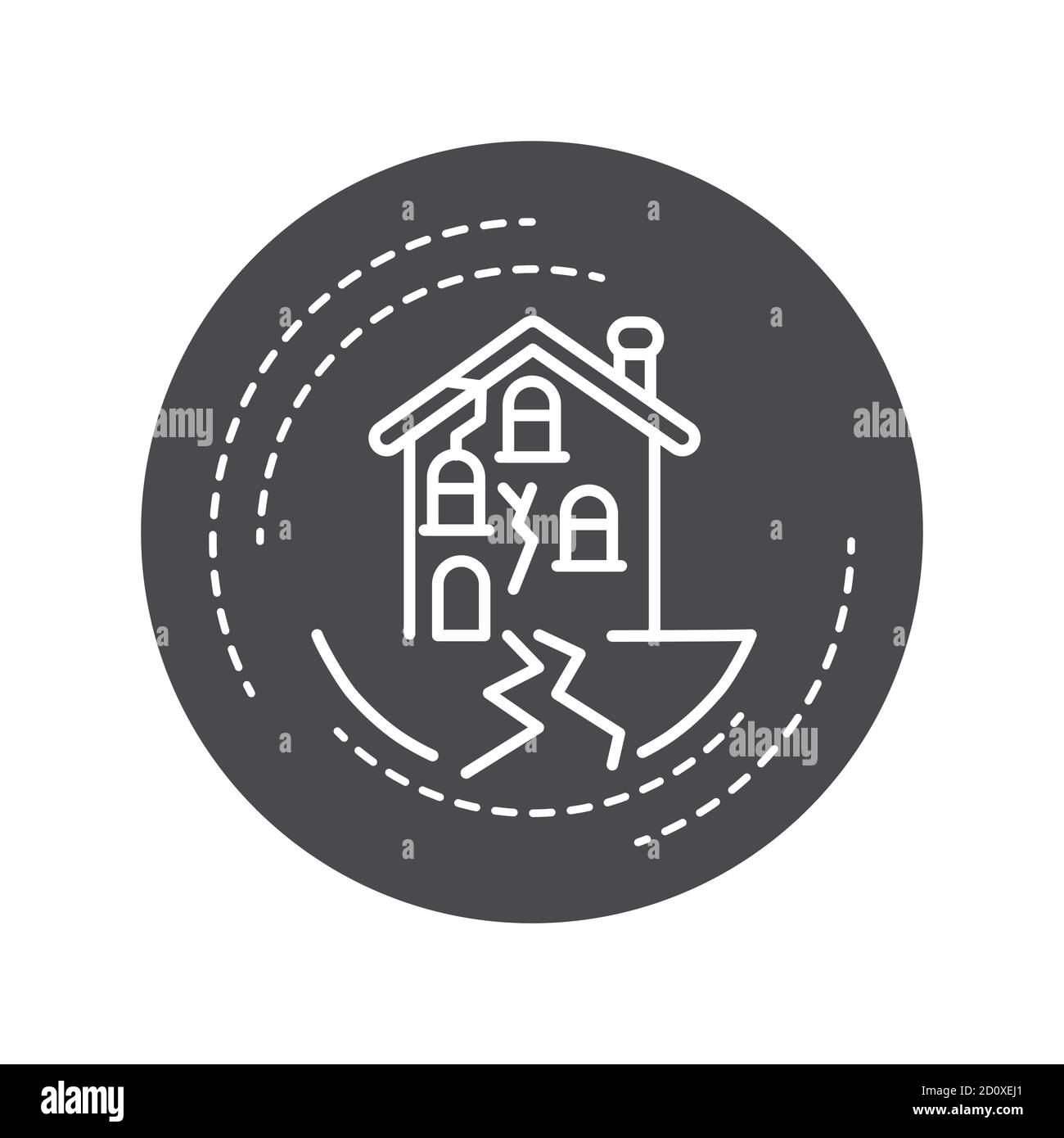 Earthquake black glyph icon on white background. Seismic activity ...