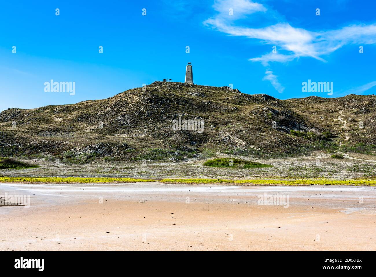 View of the lighthouse in the highest rock of Gran Roque island (Los ...
