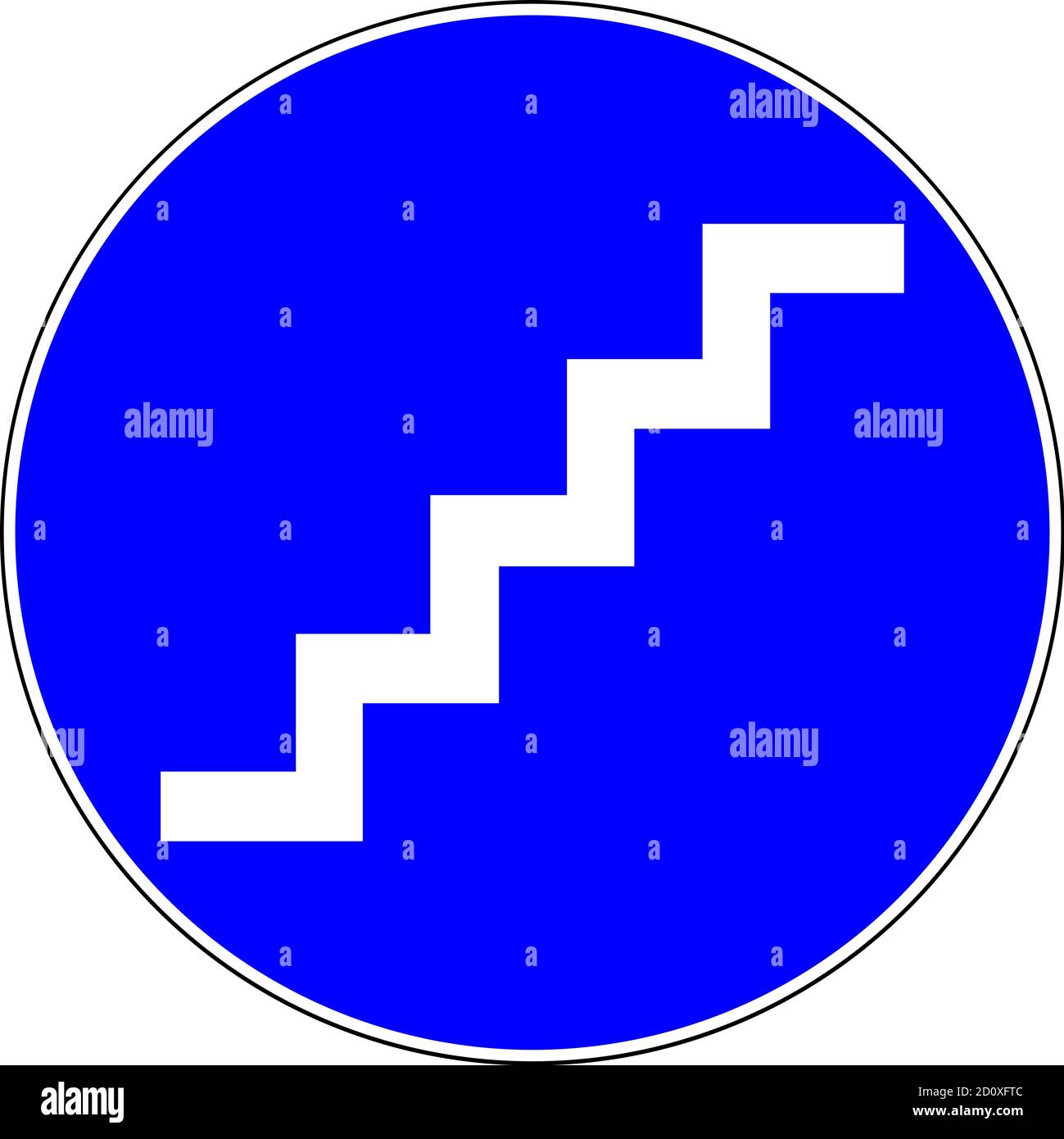 Stairs available blue sign Stock Photo - Alamy
