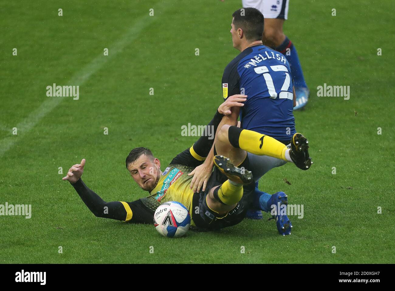 CARLISLE, ENGLAND. OCTOBER 3RD 2020 Jon Mellish of Carlisle United and ...
