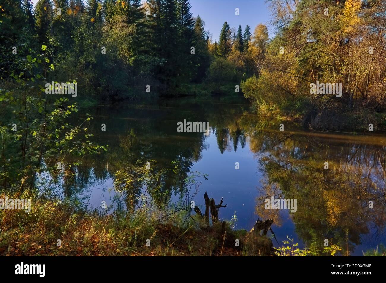 Nature landscape sky reflection summer scenic trees and rivers hi-res ...