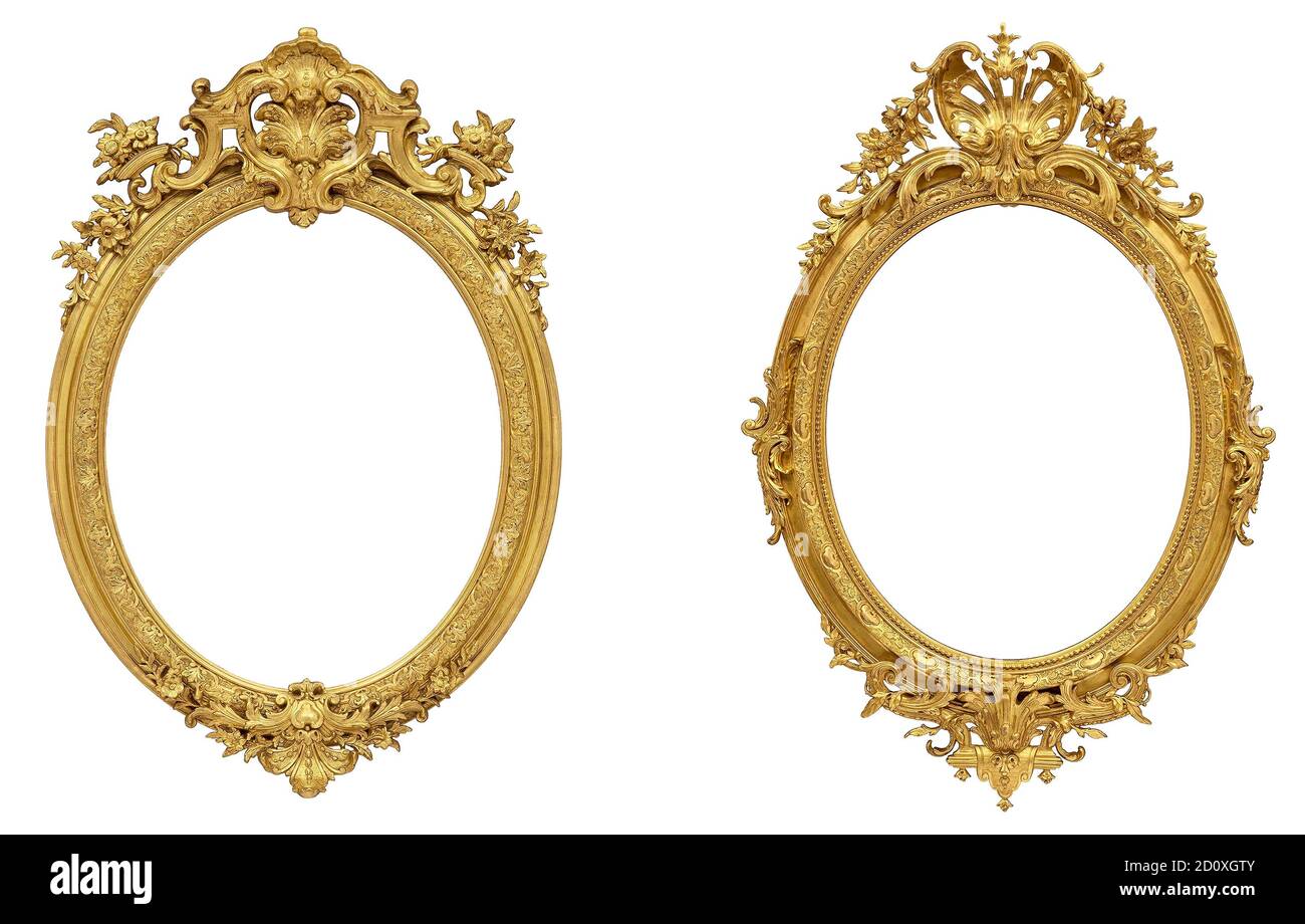 isolated antique picture frame Stock Photo - Alamy