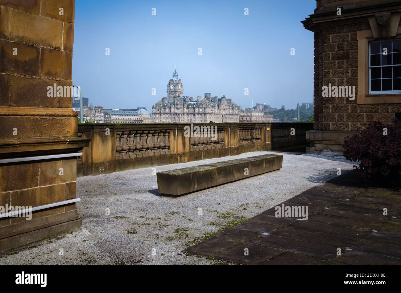 Edinburgh city top view, Scotland Stock Photo - Alamy