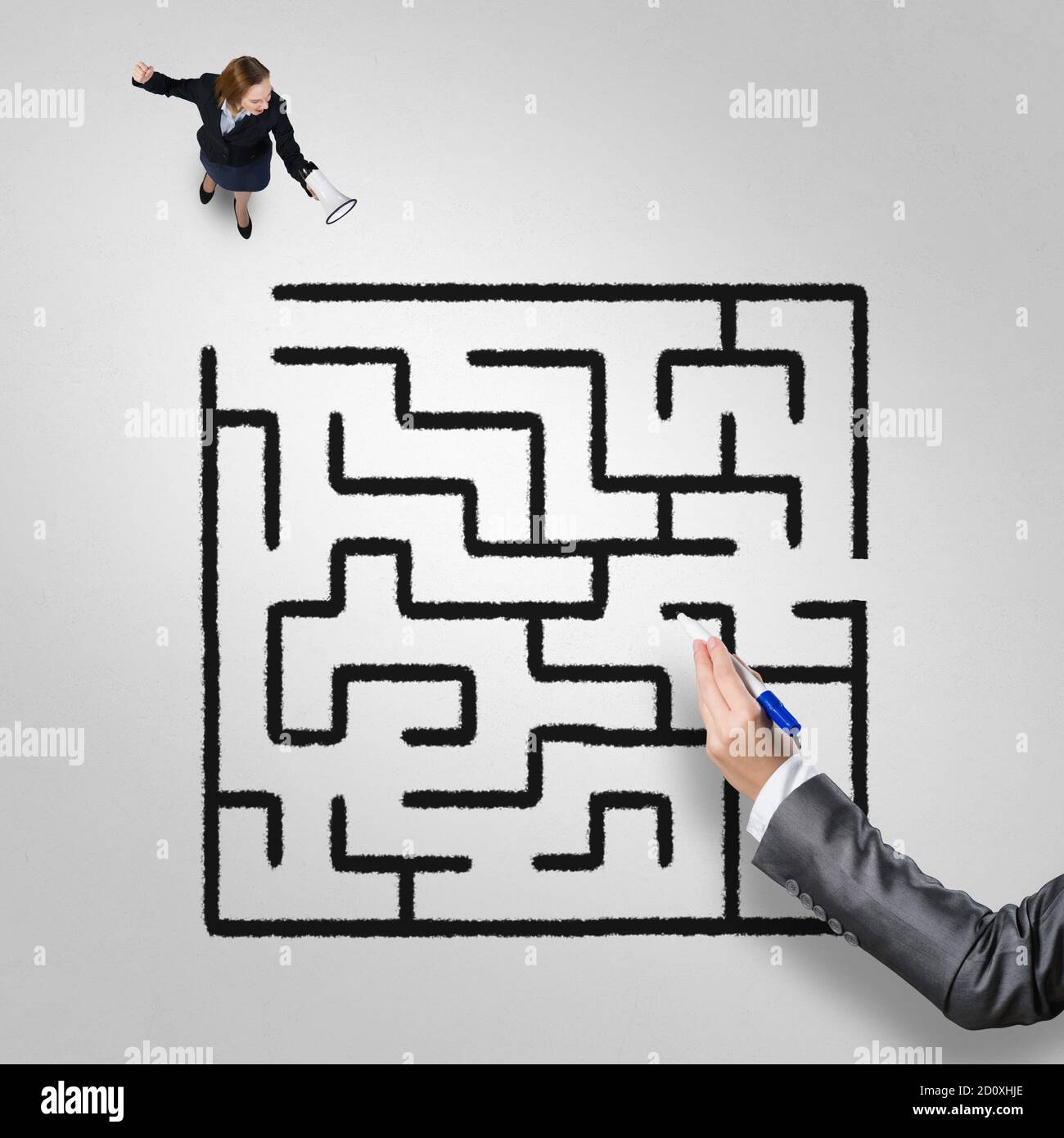 Finding right solution Stock Photo - Alamy