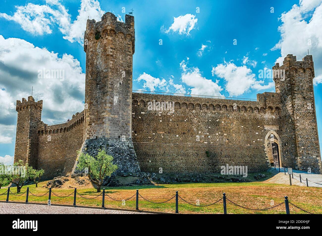 Medieval italian fortress, iconic landmark and one of the most visited ...