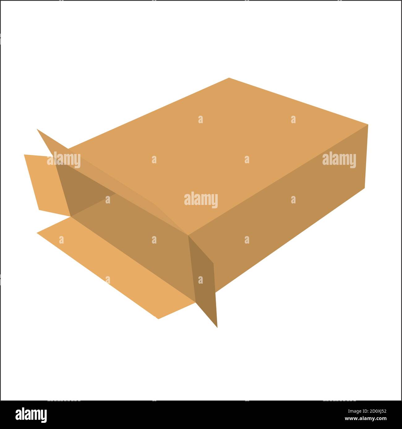 Pizza box packaging 3d Stock Vector Images - Alamy