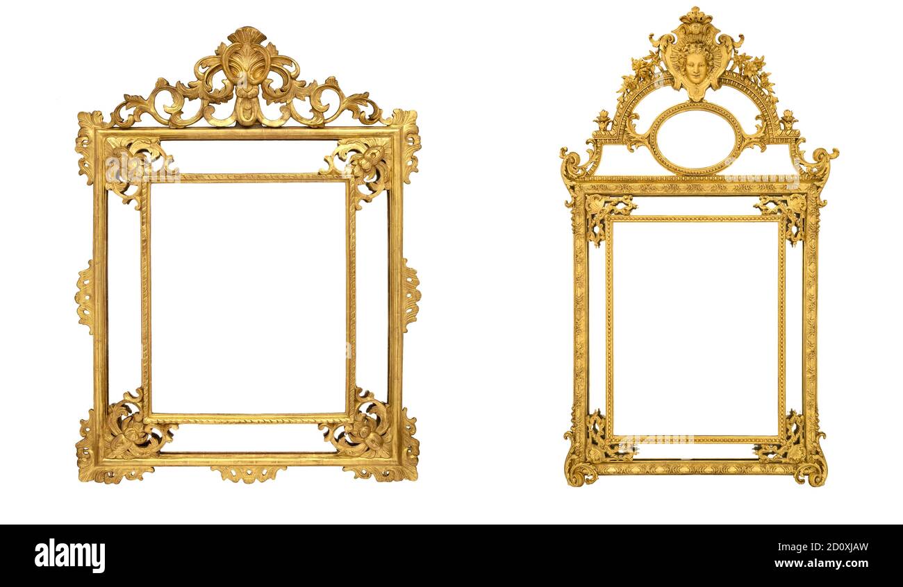 isolated antique picture frame Stock Photo - Alamy