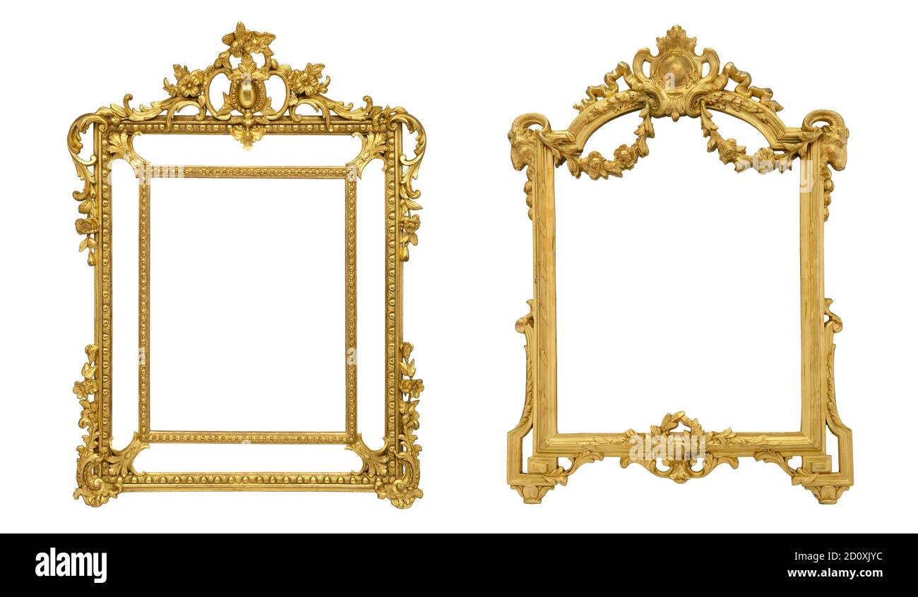 isolated antique picture frame Stock Photo - Alamy