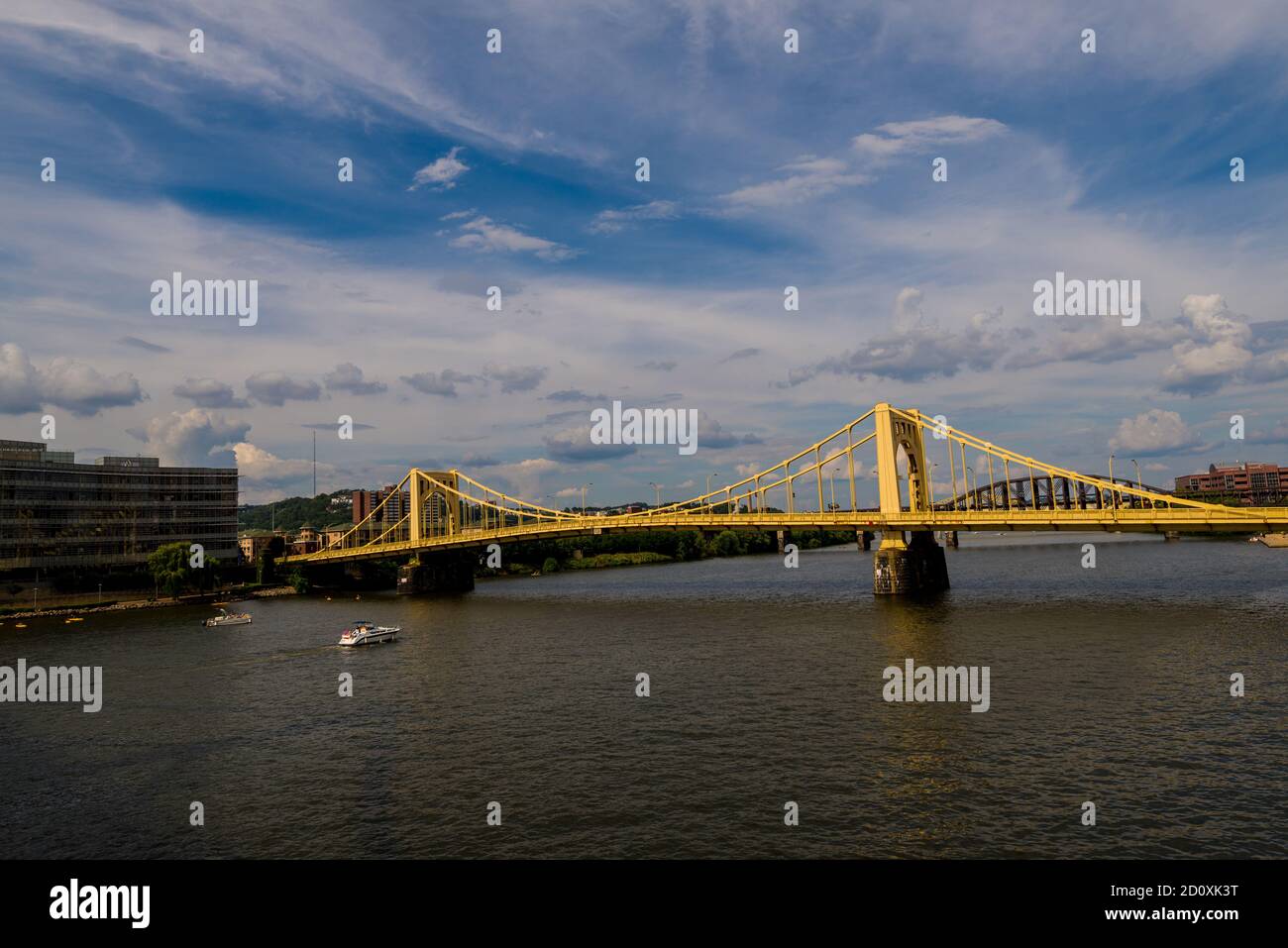 The Roberto Clemente Bridge, also known as the Sixth Street Bridge ...