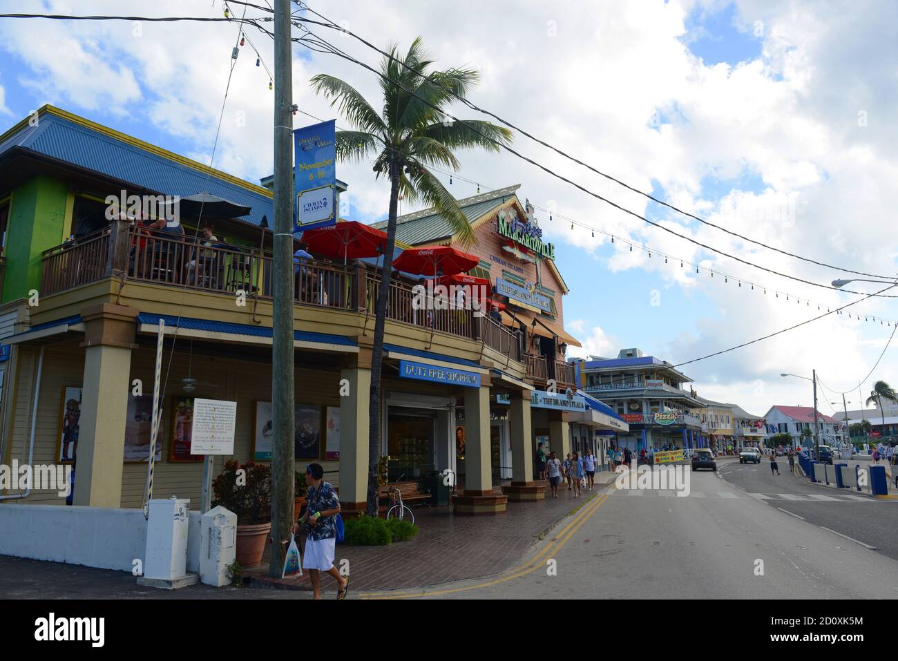 Historic shop on Harbour Drive in downtown George Town, Grand Cayman ...