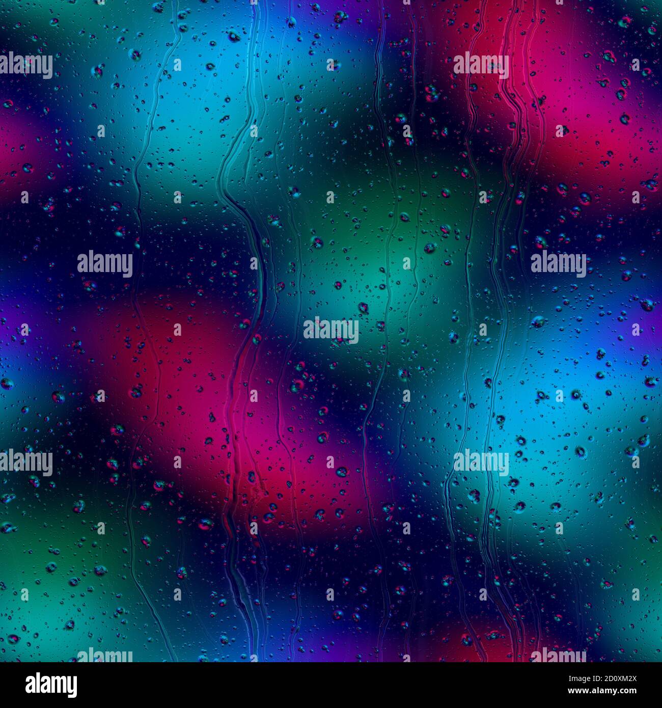 Seamless rain drop water repeat pattern on blur Stock Photo - Alamy
