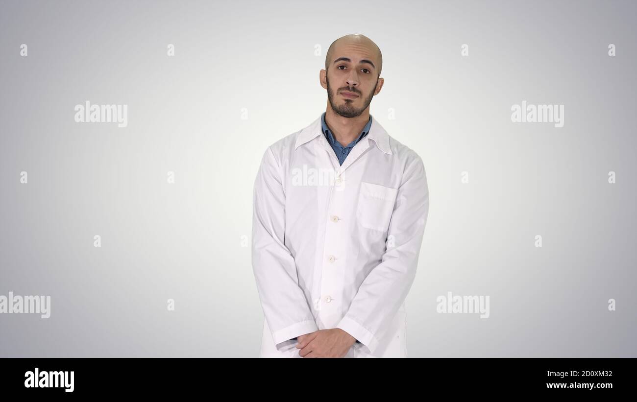 Doctor man little bit nervous hi-res stock photography and images - Alamy